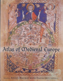 Libri Antikvár Könyv: Atlas of medieval Europe (Angus Mackay) - 1997 ...