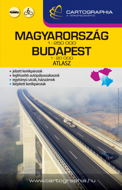 Könyv: Magyarország-Budapest kombi atlasz